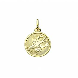 Adelia&acute;s Kettenanh&auml;nger ADELIA&acute;S "Damen & Herren 333 Gold Sternzeichen Anh&auml;nger Krebs &Oslash; 11,8 mm", gold, Schmuckanh&auml;nger, Damen, Krebs, Gelbgold 333 Gold, Gelbgold 333, Gold, Kettenanh&auml;nger, Goldschmuck f&uuml;r Damen & Herren