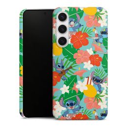 DeinDesign Galaxy S24+ Handy Premium Case Smartphone Handyh&uuml;lle Schutzh&uuml;lle gl&auml;nzend Lilo & Stitch Movie Disney Premium Case