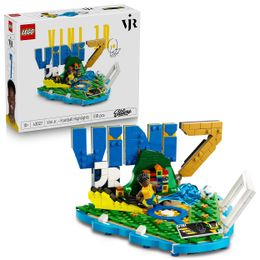 Konstruktionsspielsteine Lego "Vini Jr. &ndash; Fu&szlig;ball-Highlights (43027), Lego Editions Football", bunt, Spielbausteine, Kinder, Kunststoff