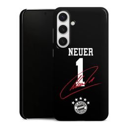 DeinDesign Galaxy S24+ Handy Premium Case Smartphone Handyh&uuml;lle Schutzh&uuml;lle gl&auml;nzend Fc Bayern M&uuml;nchen Manuel Neuer Fcb Premium Case