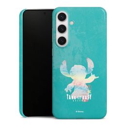 DeinDesign Galaxy S24+ Handy Premium Case Smartphone Handyh&uuml;lle Schutzh&uuml;lle gl&auml;nzend Lilo & Stitch Official Licensed Product Disney Premium Case