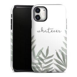 DeinDesign iPhone 11 Handy Panzer Handyh&uuml;lle robuste Outdoor H&uuml;lle Schutzh&uuml;lle matt Water Colour Palm Tree Jungle Tough Case