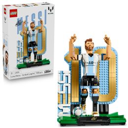Konstruktionsspielsteine Lego "Lionel Messi &ndash; Fu&szlig;balllegende (43015), Lego Editions Football", bunt, Spielbausteine, Kinder, Kunststoff