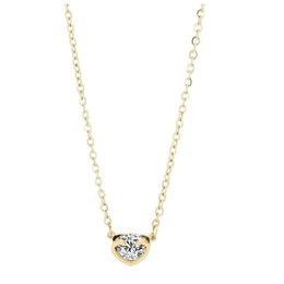 Adelia&acute;s Kette ohne Anh&auml;nger ADELIA&acute;S "Damen Halskette mit Anh&auml;nger &ndash; Herz aus Edelstahl", gold, Halsketten, Damen, 48cm, Edelstahl, Ein stilvolles Geschenk f&uuml;r besondere Momente