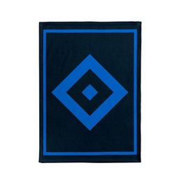 Wohndecke Hamburger SV "Hamburger SV Decke HSV Stadiondecke Hamburger SV", Kinder, mehrfarbig, Baumwolle, Polyacryl, Wohndecken Wohndecke