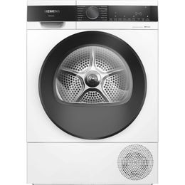 Siemens W&auml;rmepumpentrockner "WQ45G2D00", Energieeffizienz: C (A-G), schwarz, B:59,8cm H:84,2cm T:61,3cm, Trockner, Selbstreinigender Kondensator, Halbe Beladung, Reversierende Trommel, Topseller