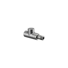 Oventrop Heizk&ouml;rper-Verschr. Combi E DN 15, DG, Messing, Edelstahl-Design (1167082)