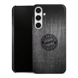 DeinDesign Galaxy S24+ Handy Premium Case Smartphone Handyh&uuml;lle Schutzh&uuml;lle gl&auml;nzend Fcb Metallic Look Fc Bayern M&uuml;nchen Premium Case