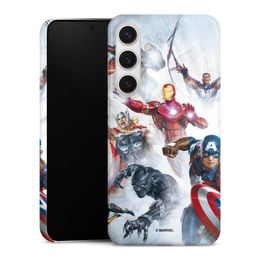 DeinDesign Galaxy S24+ Handy Premium Case Smartphone Handyh&uuml;lle Schutzh&uuml;lle gl&auml;nzend Marvel Avengers Official Licensed Product Premium Case