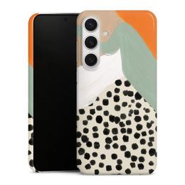 DeinDesign Galaxy S24+ Handy Premium Case Smartphone Handyh&uuml;lle Schutzh&uuml;lle gl&auml;nzend Abstract Boho Kunst Premium Case