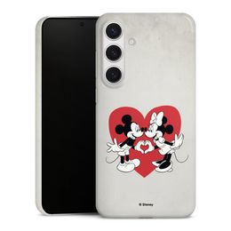 DeinDesign Galaxy S24+ Handy Premium Case Smartphone Handyh&uuml;lle Schutzh&uuml;lle gl&auml;nzend Disney Heart Premium Case