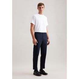 Chinohose Seidensticker, Herren, Gr. 52, Normalgr&ouml;&szlig;en, dunkelblau, 97% Baumwolle, 3% Elasthan, unifarben, Hosen Chinohose