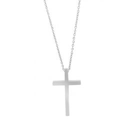 Adelia&acute;s Kette mit Anh&auml;nger ADELIA&acute;S "Unisex Edelstahl Halskette mit Anh&auml;nger Kreuz", silber (silber, kreuz), Halsketten, Damen, unbekannt, Edelstahl