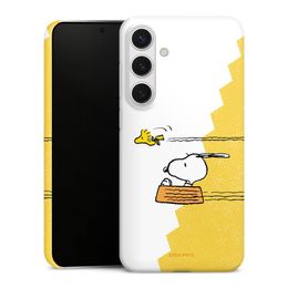 DeinDesign Galaxy S24+ Handy Premium Case Smartphone Handyh&uuml;lle Schutzh&uuml;lle gl&auml;nzend Snoopy Peanuts Children Premium Case
