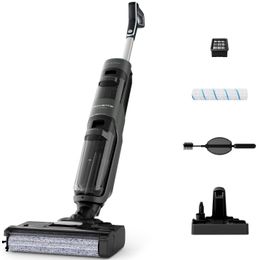 Rowenta Nass-Trocken-Sauger "X-Clean 4, kabellos, 2-in-1 Staubsauger f&uuml;r alle Hartb&ouml;den", grau (grau, aluminium), B:28,8cm H:32,7cm T:74,8cm, Mehrzwecksauger, kabellos, Selbstreinigungsfunktion, Schmutzerkennung, GZ5037