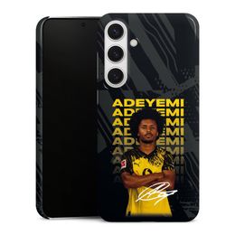 DeinDesign Galaxy S24+ Handy Premium Case Smartphone Handyh&uuml;lle Schutzh&uuml;lle gl&auml;nzend Bvb Borussia Dortmund Karim Adeyemi Premium Case