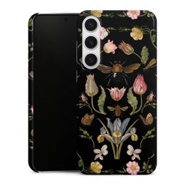 DeinDesign Galaxy S24+ Handy Premium Case Smartphone Handyh&uuml;lle Schutzh&uuml;lle gl&auml;nzend Flower Wreath Bee Blossom Premium Case