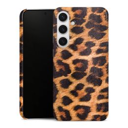 DeinDesign Galaxy S24+ Handy Premium Case Smartphone Handyh&uuml;lle Schutzh&uuml;lle gl&auml;nzend Animal Print Leopard Fur Premium Case