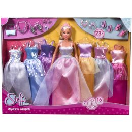 Anziehpuppe Simba "Steffi Love, Princess Fashion", bunt, Puppen, Kinder, mit 7 verschiedenen Kleidern