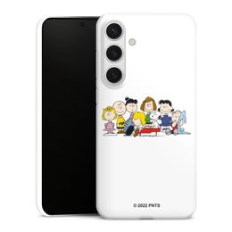 DeinDesign Galaxy S24+ Handy Premium Case Smartphone Handyh&uuml;lle Schutzh&uuml;lle gl&auml;nzend Peanuts Kindheit Merchandise Premium Case