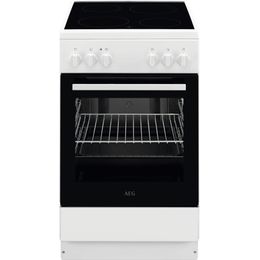 AEG Elektro-Standherd "CCB50090BW", Energieeffizienz: A (A+++-D), wei&szlig;, Herdsets, Keramik-Kochfeld: Schnell und effizient