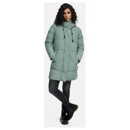 Winterjacke Marikoo "Kaituu XVI", Damen, Gr. M, gr&uuml;n (smokey mint), Obermaterial: 100% Polyester. Innenseite: 100% Polyester. Futter: 100% Polyester. Wattierung: 100% Polyester, Jacken Winterjacke, mit gro&szlig;er Kapuze