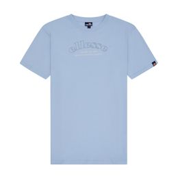 T-Shirt Ellesse, Herren, Gr. L, blau (light blau), Obermaterial: 100% Baumwolle, Rundhals, Shirts T-Shirt, sportlicher Stil, f&uuml;r Freizeit und Alltag, aus Baumwolle