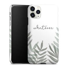 DeinDesign iPhone 11 Pro Max Handy Premium Case Smartphone Handyh&uuml;lle Schutzh&uuml;lle gl&auml;nzend Water Colour Jungle Palm Tree Premium Case