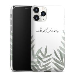 DeinDesign iPhone 11 Pro Handy Premium Case Smartphone Handyh&uuml;lle Schutzh&uuml;lle matt Water Colour Palm Tree Jungle Premium Case