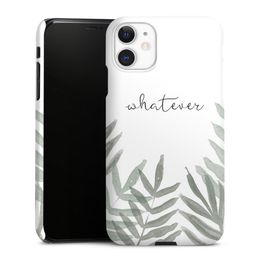 DeinDesign iPhone 11 Handy Premium Case Smartphone Handyh&uuml;lle Schutzh&uuml;lle matt Water Colour Palm Tree Jungle Premium Case