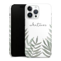DeinDesign iPhone 14 Pro Max Handy Premium Case Smartphone Handyh&uuml;lle Schutzh&uuml;lle matt Water Colour Jungle Palm Tree Premium Case