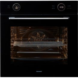Hanseatic Einbaubackofen "HBO7213A1", Energieeffizienz: A+ (A+++-D), schwarz, B:59,5cm H:59,5cm T:56,6cm, Back&ouml;fen, inkl. 3 Jahre Herstellergarantie, Einbaubackofen