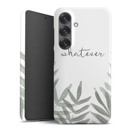 DeinDesign Galaxy S25 Handy Premium Case Smartphone Handyh&uuml;lle Schutzh&uuml;lle matt Water Colour Jungle Palm Tree Premium Case