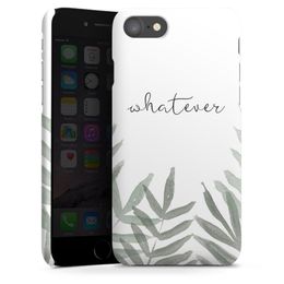 DeinDesign iPhone SE (2020) Handy Premium Case Smartphone Handyh&uuml;lle Schutzh&uuml;lle matt Water Colour Palm Tree Jungle Premium Case