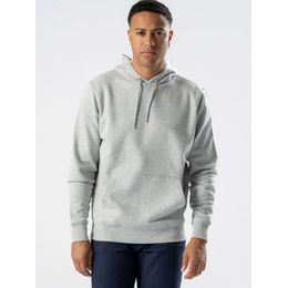 Rundhalspullover TEESHOPPEN "TEESHOPPEN Pullover Sweatshirt Hoodie", Herren, Gr. L, grau (light grau), Obermaterial: 70% Baumwolle, 30% Polyester, Pullover Rundhalspullover