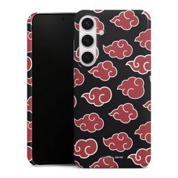 DeinDesign Galaxy S24+ Handy Premium Case Smartphone Handyh&uuml;lle Schutzh&uuml;lle gl&auml;nzend Naruto Shippuden Pattern Akatsuki Premium Case