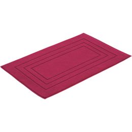 Badematte Vossen "Feeling", lila (lila rain), H:10mm, Baumwolle, Badematten, Badematte