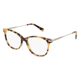 Longchamp LO2691 Brille Unisex | Fassung: Vollrand, Quadratisch, Gr&uuml;n Transparent