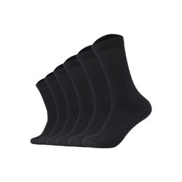 Kurzsocken s.Oliver "Socken Essential Socks in Box 5P 6er Pack", Herren, Gr. 39-42, schwarz, Obermaterial: 78% Baumwolle CO. 20% Polyester PES. 2% Elastodien ED., Socken
