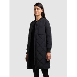 Kurzmantel Khujo "YMAL2", Damen, Gr. S, schwarz, Web, 84% Nylon, 16% Polyurethan, unifarben, regular fit ca. Mitte Oberschenkel, eingesetzt Rippstrickb&uuml;ndchen, M&auml;ntel Kurzmantel