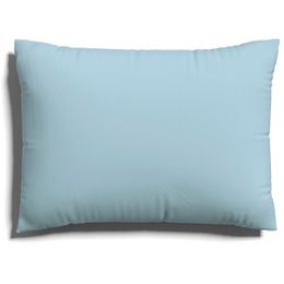 Kissenbezug Schlafgut "EASY JERSEY Kissenh&uuml;lle 100% Baumwolle, weicher Edel-Jersey, b&uuml;gelfrei", blau (blau light), B:60cm L:80cm, Jersey, Obermaterial: 100% Baumwolle, Kissenbez&uuml;ge, Kissenbezug, mit farblich angepasstem Rei&szlig;verschluss, pflegeleicht, formstabil