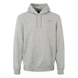 Strickpullover VINSON "VINSON Sweater VMJohan", Herren, Gr. XL, grau (graumelange), Obermaterial: 80% Baumwolle, 20% Polyester, Pullover Strickpullover