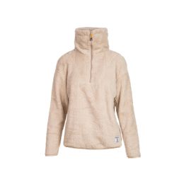 Kapuzenpullover SALZHAUT "Pullover HEMKE", Damen, Gr. XL, beige, Obermaterial: 100% Polyester PES., Pullover Kapuzenpullover