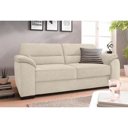 Sit & More 3-Sitzer SIT & MORE "Montego", beige (creme), B:196cm H:88cm T:90cm, Struktur (100% Polyester);Luxus-Microfaser ALTARA NUBUCK (100% Polyester);Luxus-Microfaser (90% Polyester, 10% Polyamid), Sofas, mit Federkern