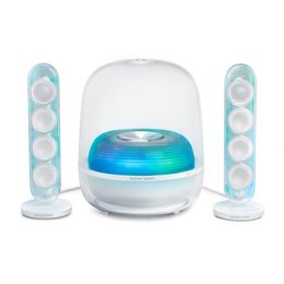 HARMAN / KARDON 2.1 Soundsystem "Soundsticks 5 Wi-Fi Edition", wei&szlig;, B:28cm H:32,5cm T:39cm, Lautsprecher, 2.1 Kanal WLAN Lautsprecher