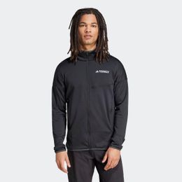 Windbreaker adidas terrex "XPR LT FL J", Herren, Gr. S, schwarz, Obermaterial: 94% Polyester, 6% Elasthan, normal, Jacken Windbreaker