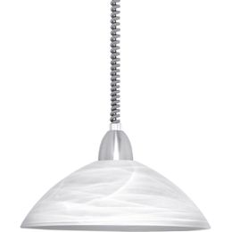 Eglo Pendelleuchte "LORD 2 H&auml;ngeleuchte, h&ouml;henverstellbar", wei&szlig; (grau), 1, &Oslash; 36cm H: 110cm, 1 Stk., Leuchten, Pendellampe, H&auml;ngelampe, K&uuml;che, Esszimmer, klassisches Design,110x36cm, Pendelleuchte