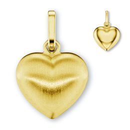 Kettenanh&auml;nger ONE ELEMENT "Herz Herz Anh&auml;nger aus 333 Gelbgold", gold, Schmuckanh&auml;nger, Damen, Gelbgold 333 Gold, Gelbgold 333, Gold, Kettenanh&auml;nger, Ein Geschenk von Herzen &ndash; zart, elegant & voller Symbolik
