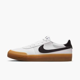 Sneaker Nike Sportswear "COURT SHOT", Herren, Gr. 44, wei&szlig;, schwarz, gum light braun, Synthetik, Schuhe Sneaker