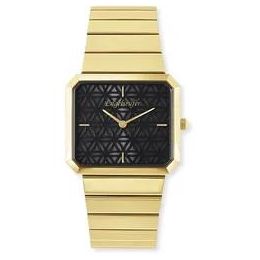 Quarzuhr Engelsrufer "Lebensblume", gold (goldfarben), Armbanduhren, Damen, Quarzuhr, Armbanduhr, Damenuhr, Edelstahlarmband, analog